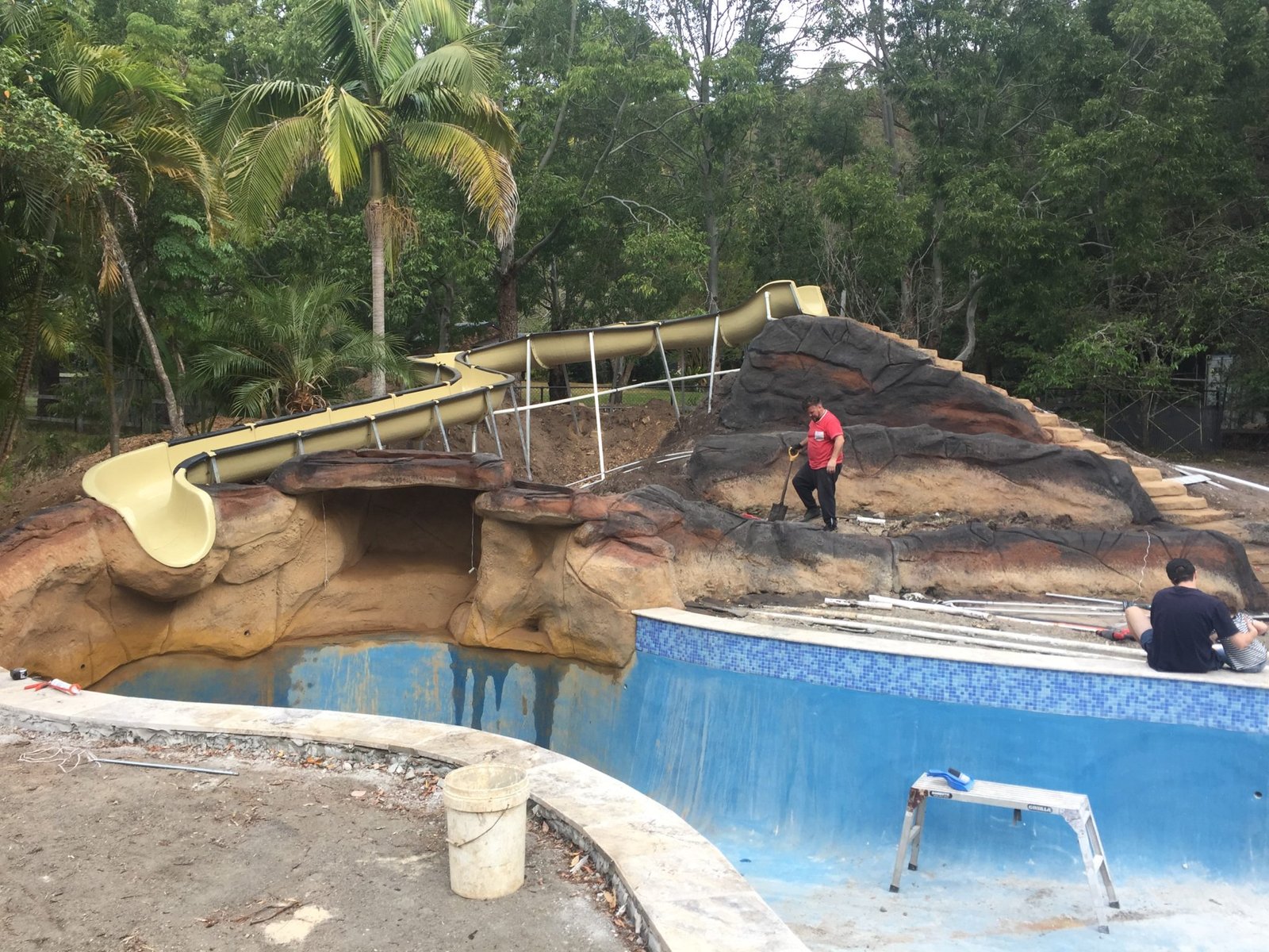 Custom Waterslides by Total Rock Concepts | Design & Install